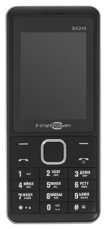 Телефон FinePower BA245 - описание